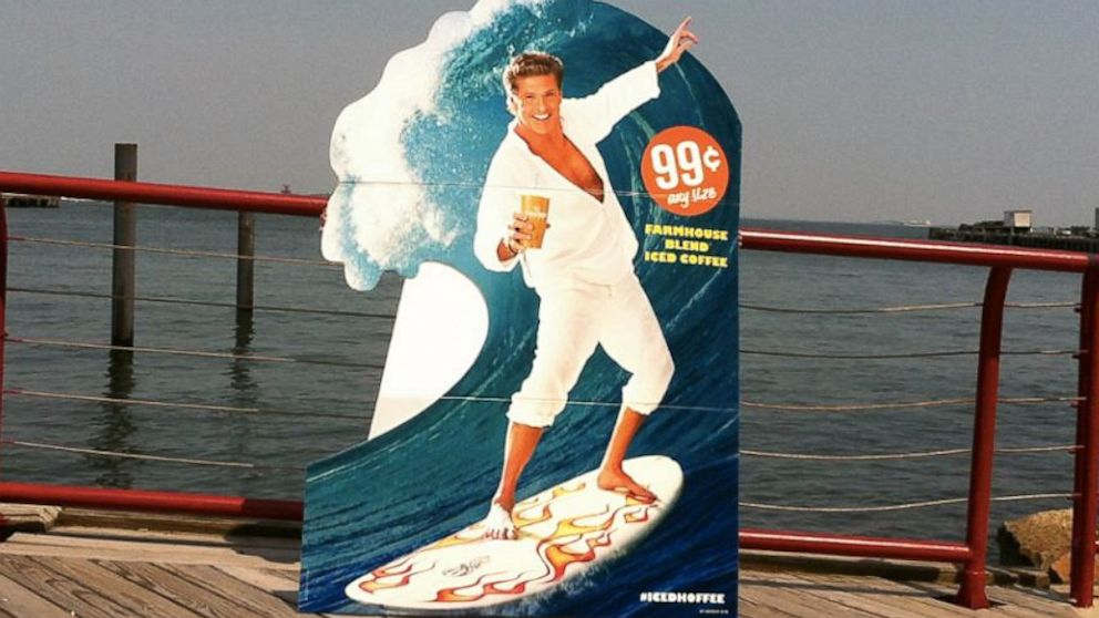Custom Cardboard Cutout Advanced Graphics David Hasselhoff Life Size ...
