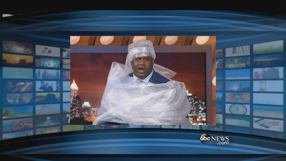 Video Shaq Is All Wrapped Up - ABC News