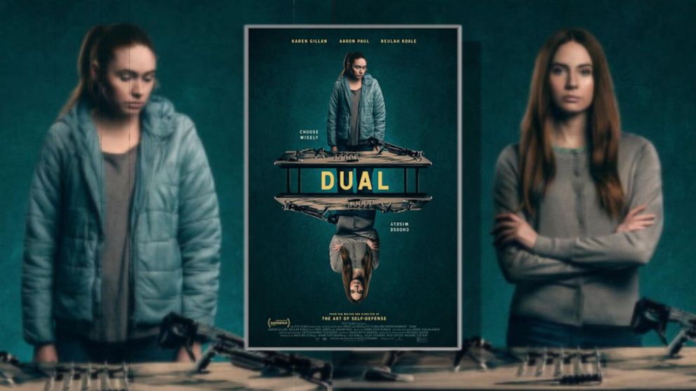 Actress Karen Gillan fights killer clone in ‘Dual’ | GMA