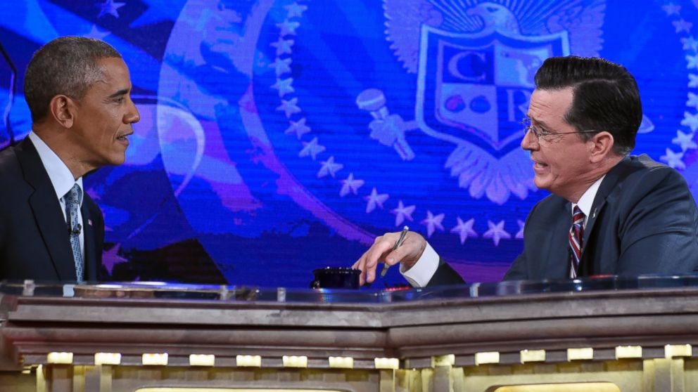 President Obama Plays Comedian With Stephen Colbert - ABC News