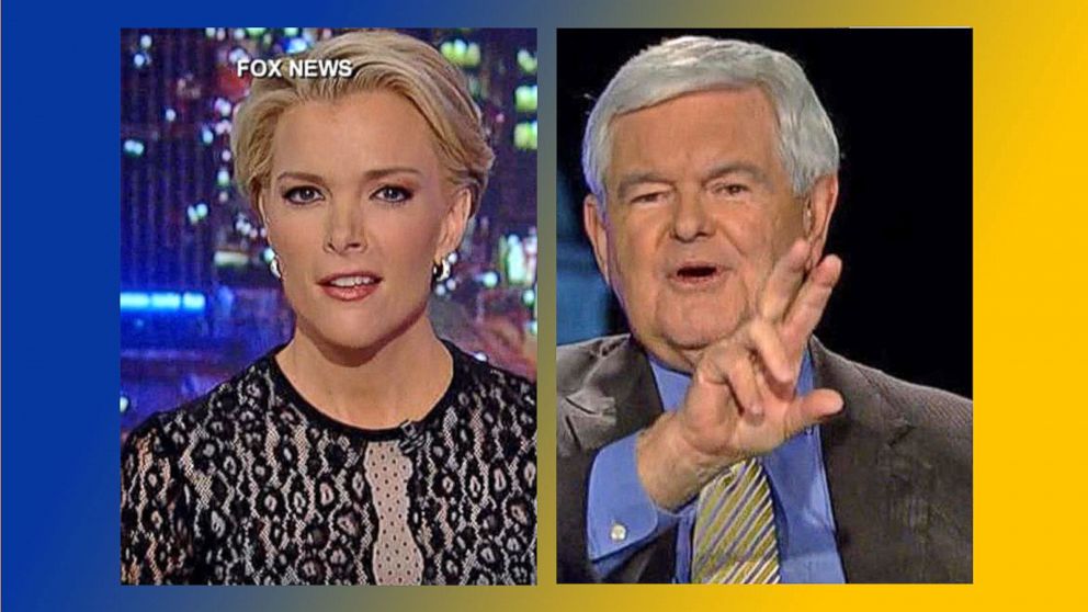 Video Newt Gingrich In War Of Words With Megyn Kelly Abc News