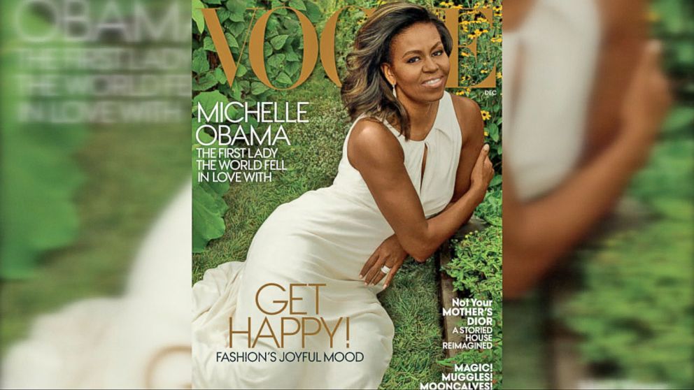 Video Michelle Obama Graces Cover Of Vogue Magazine Abc News
