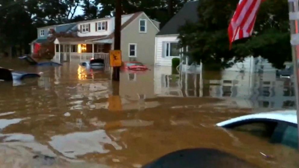 Video Homes Cars Slammed By Water Amid Flash Floods In Northeast Abc