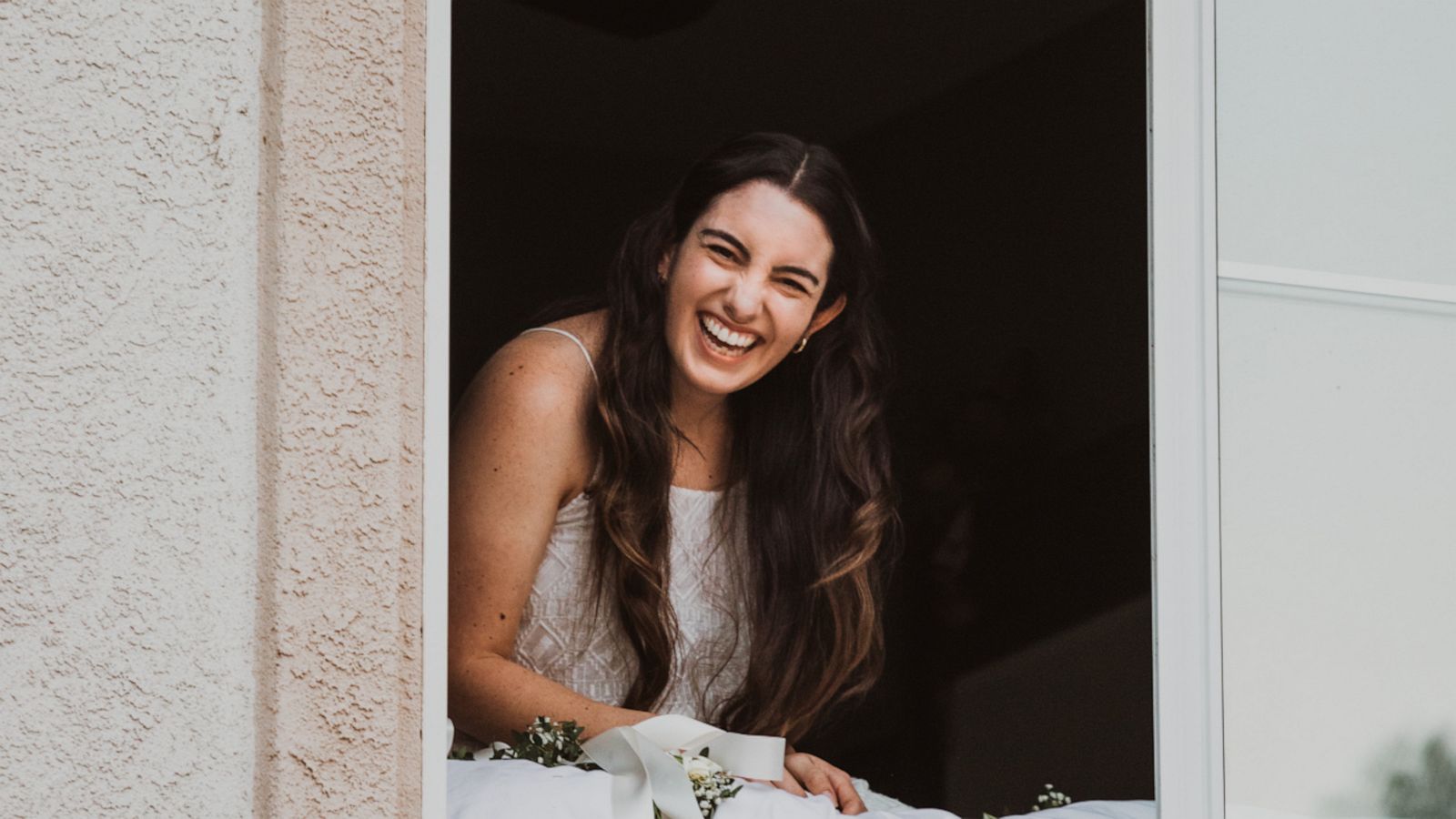 She got COVID-19 days before her wedding. So, she got married while in ...