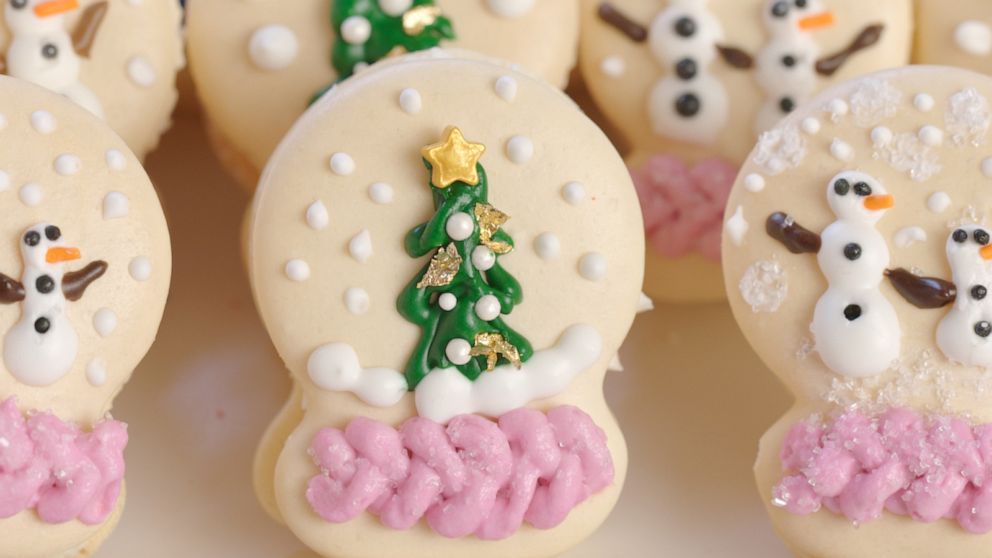 25 Days of Cookies: Make the cutest snow globe macaron cookies - Good ...