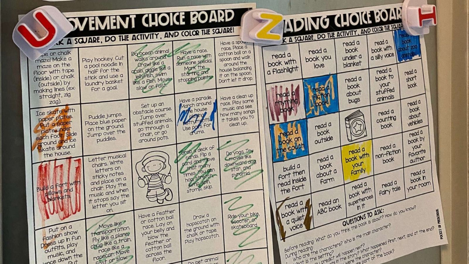 'Choice boards' are the learning hack for kids - Good Morning America
