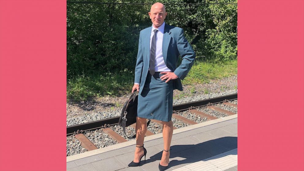 Straight Married Dad Wears Heels And Skirt As A ‘statement Of Power