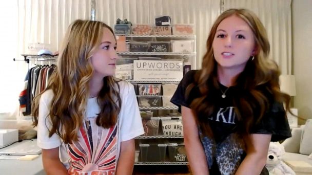 Video Twin Sisters Use Affirmations In Lifestyle Brand Abc News
