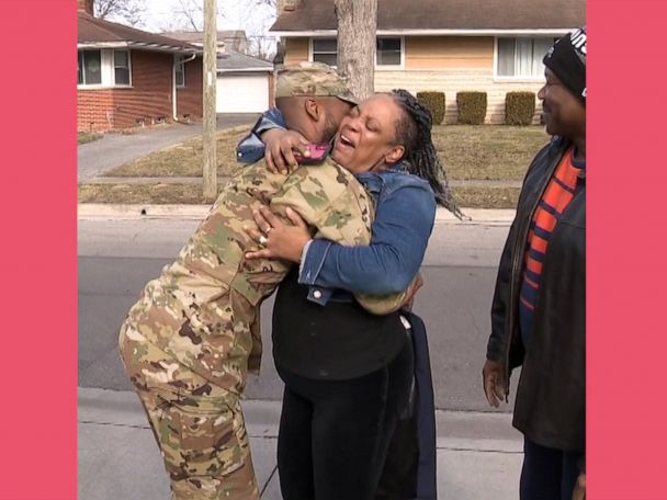 Army Couple Reunited