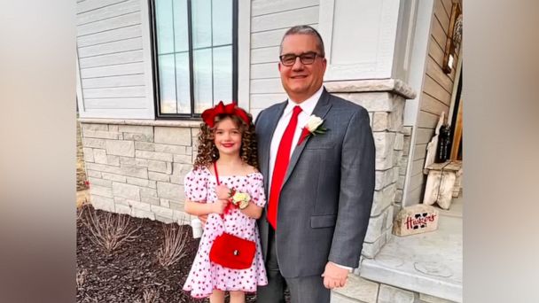 Video Girl And Her Grandpa Share Valentines Day Daddy Daughter Dance
