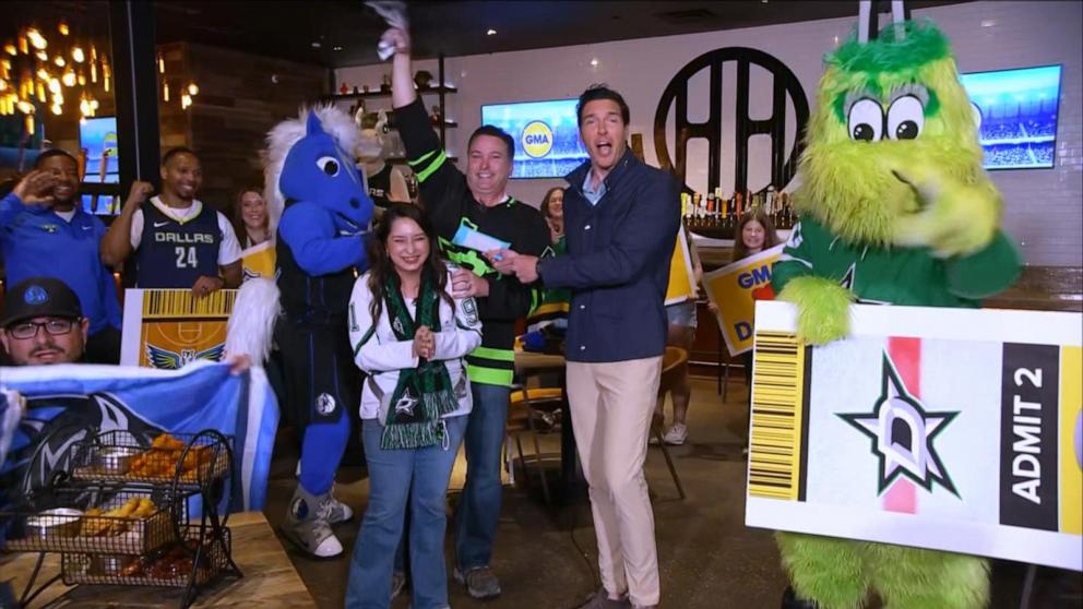 Loyal Dallas Stars fans surprised with tickets to match | GMA