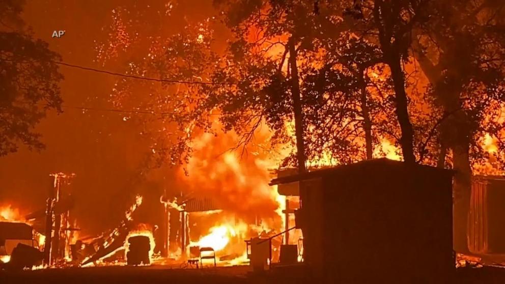 California Park Fire rages as arson suspect faces court | GMA