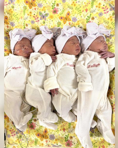 Quadruplets Babies Laughing Mom Of Rare Identical Quads Reflects On