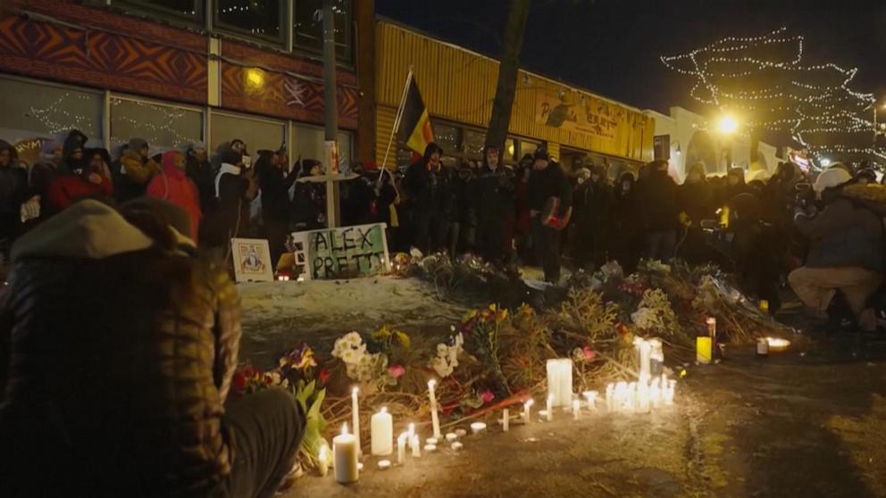 The death of Alex Pretti sparking new protests overnight | GMA