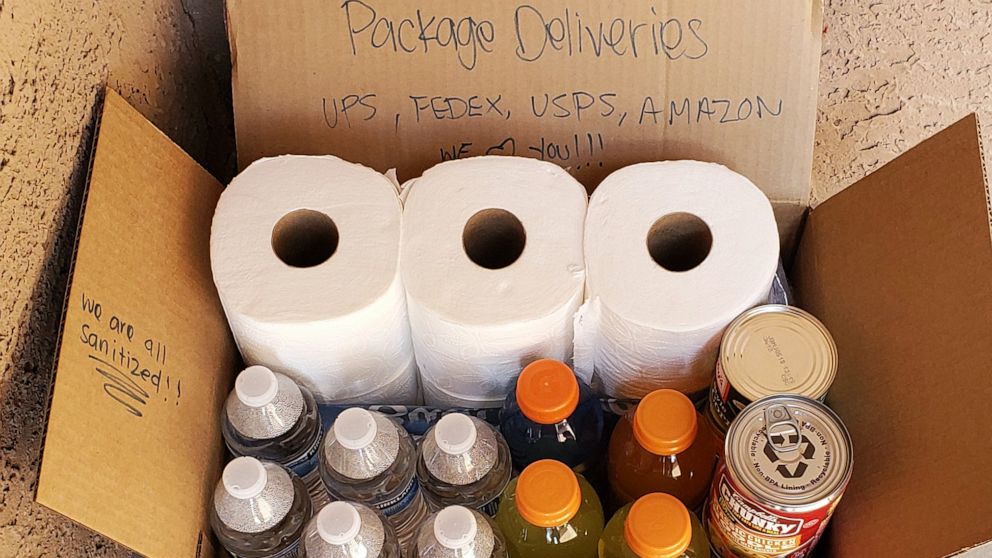 Customer has heartfelt message, gifts for delivery drivers: ‘We are ...