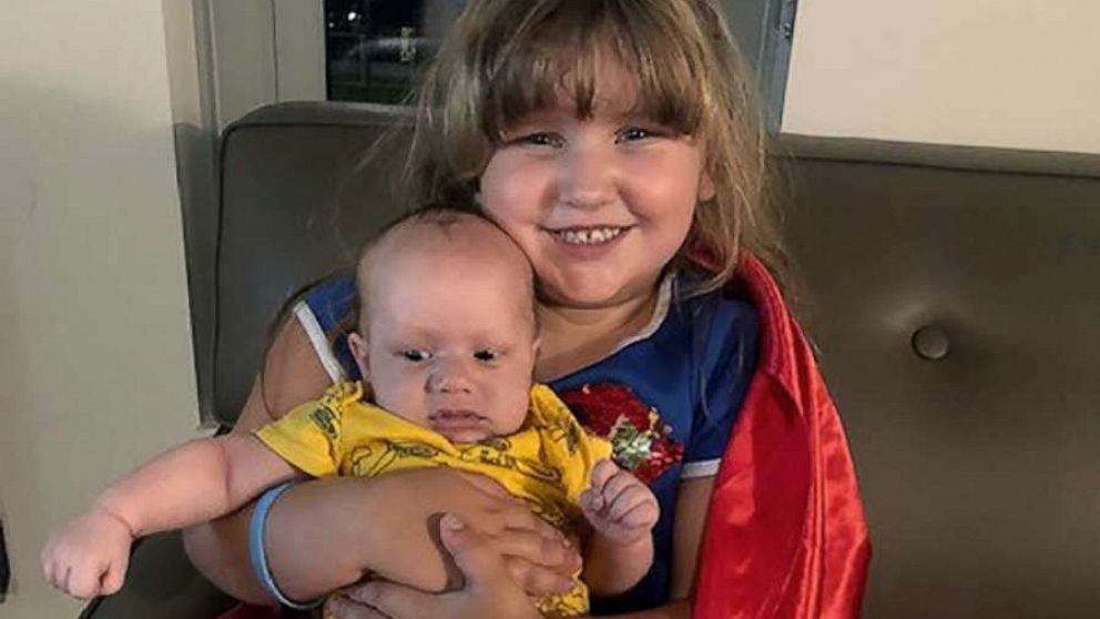 'Superhero' 4-year-old donating bone marrow to save her infant brother ...