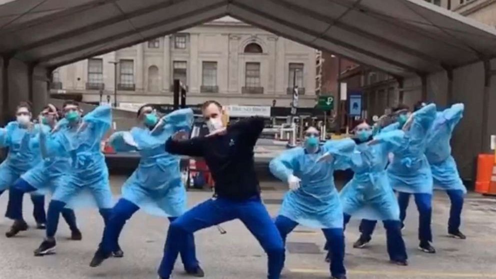 These nurses are 'leveling up' their moves to Ciara's hit dance ...
