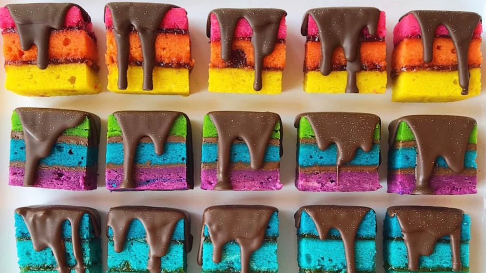 These sparkly rainbow cookies are next level - Good Morning America