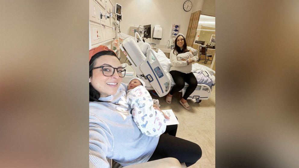Identical Twin Sisters Give Birth On Same Day In Same Hospital Abc News