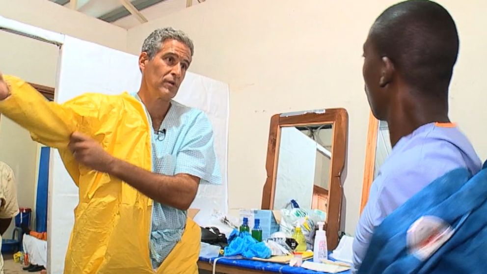 What It Takes to Get Into an Ebola Ward - Good Morning America