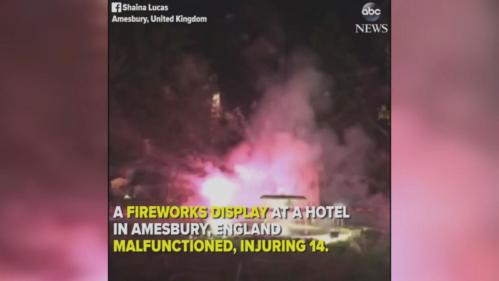 14 people injured after fireworks malfunction - Good Morning America