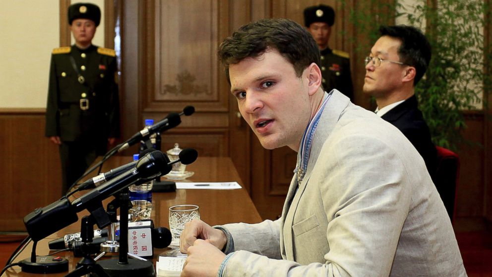 Otto Warmbier, American student detained in North Korea for 17 months ...