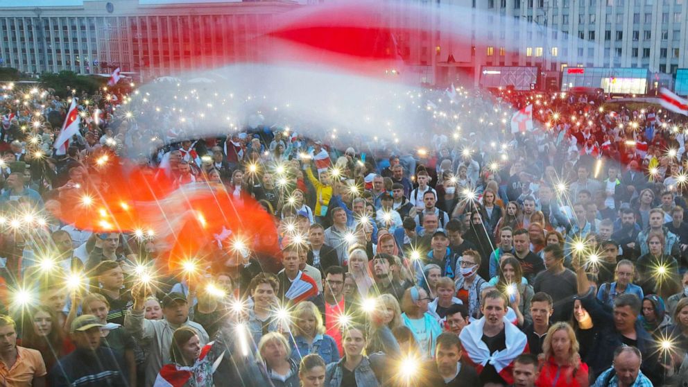 Protests continue in Belarus, but doubts show as strikes come under ...