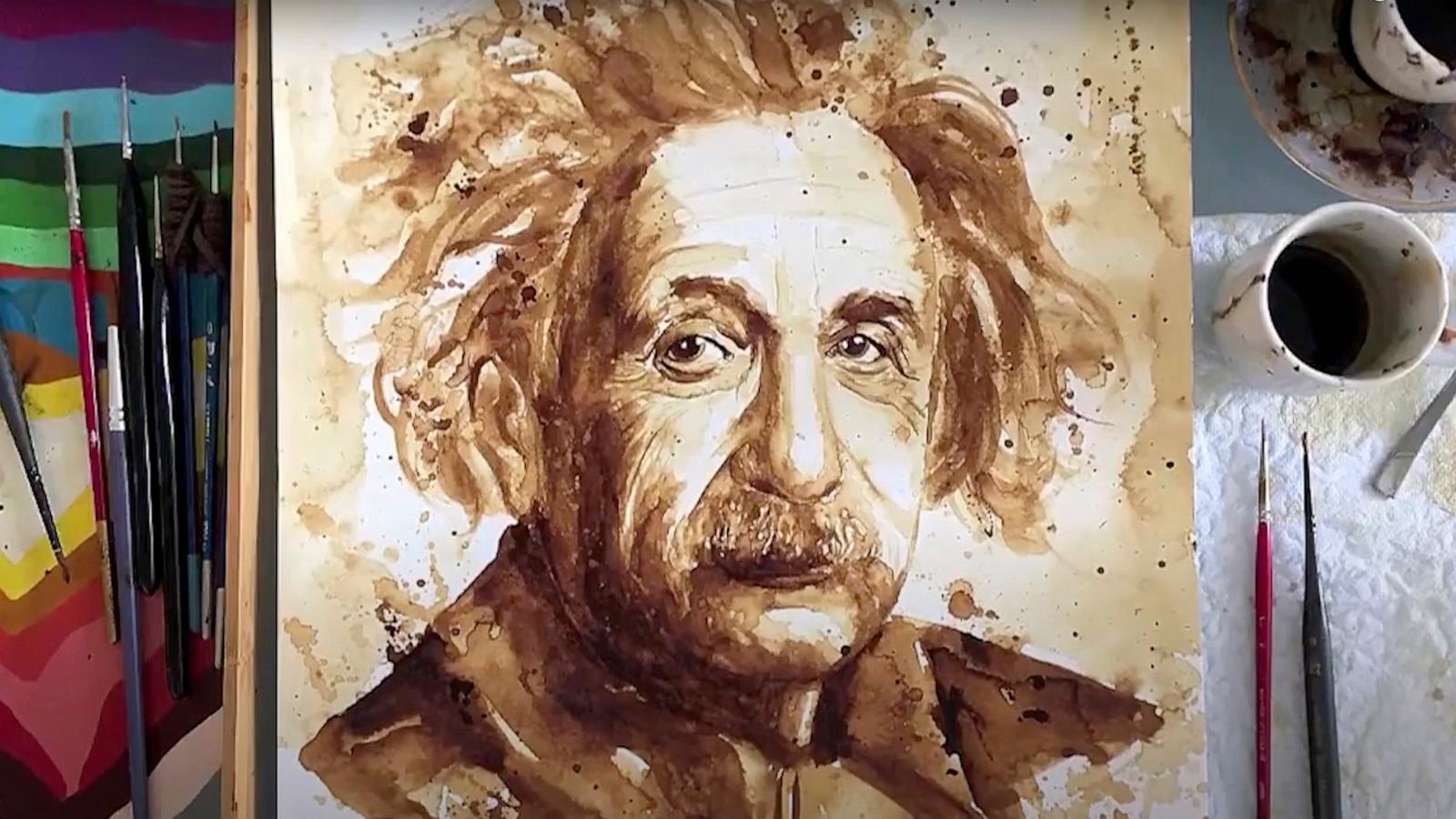Einstein Chalkboard Background On The Day Albert Einstein Died, One