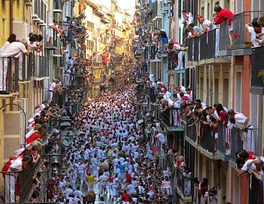 The Running of the Bulls in Pamplona Picture | Photos: The San Fermin ...