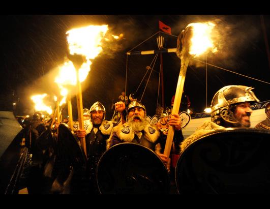 Fire Festival Celebrates the Vikings Photos - ABC News