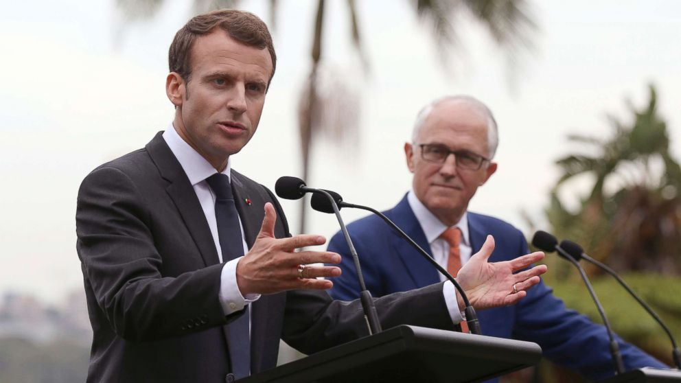 Lost in translation: Emmanuel Macron calls Australian prime minister's ...