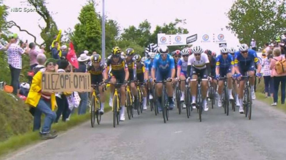 Spectator arrested for allegedly causing massive Tour de France crash ...