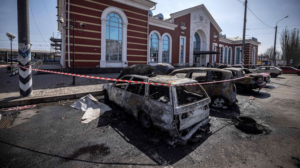 At least 50 killed in attack on Ukrainian train station - ABC News