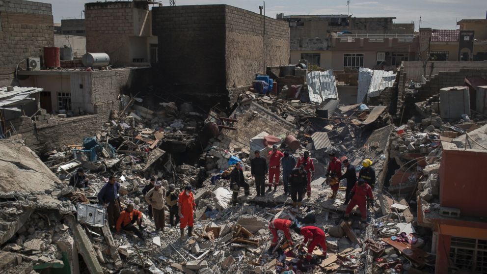 US airstrike in Mosul caused explosion that killed more than 100 Iraqi ...