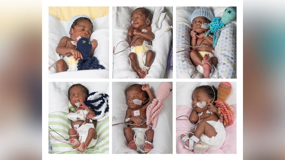 Sextuplets born in Virginia after parents' 17-year infertility struggle ...