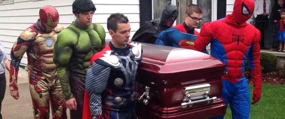 Funeral Fit for a 5-Year-Old Superhero - ABC News Funeral Fit for a 5-Year-Old Superhero - ABC News