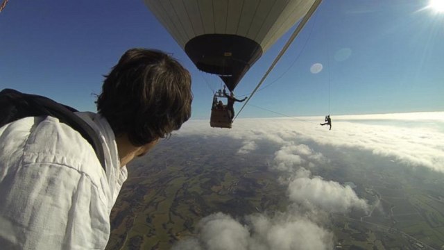 Video Flying Frenchies' Death-Defying Stunt: Julien's Walk, Wide Angle ...