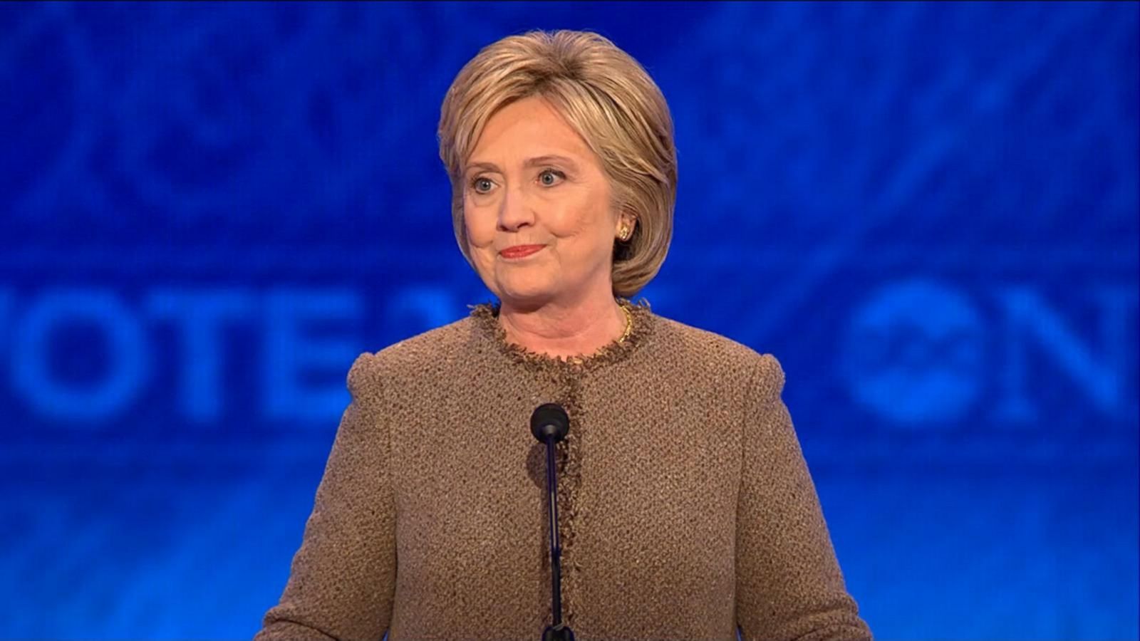 Hillary Clinton's Opening Remarks in ABC News Democratic Debate - Good ...