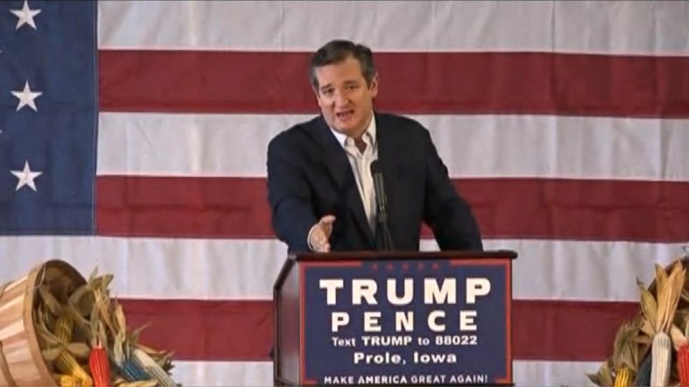 Video Ted Cruz Campaigns for Donald Trump Without Saying His Name - ABC ... Video Ted Cruz Campaigns for Donald Trump Without Saying His Name - ABC ...