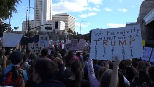 Video Thousands Attend the Los Angeles Women's March - ABC News Video Thousands Attend the Los Angeles Women's March - ABC News