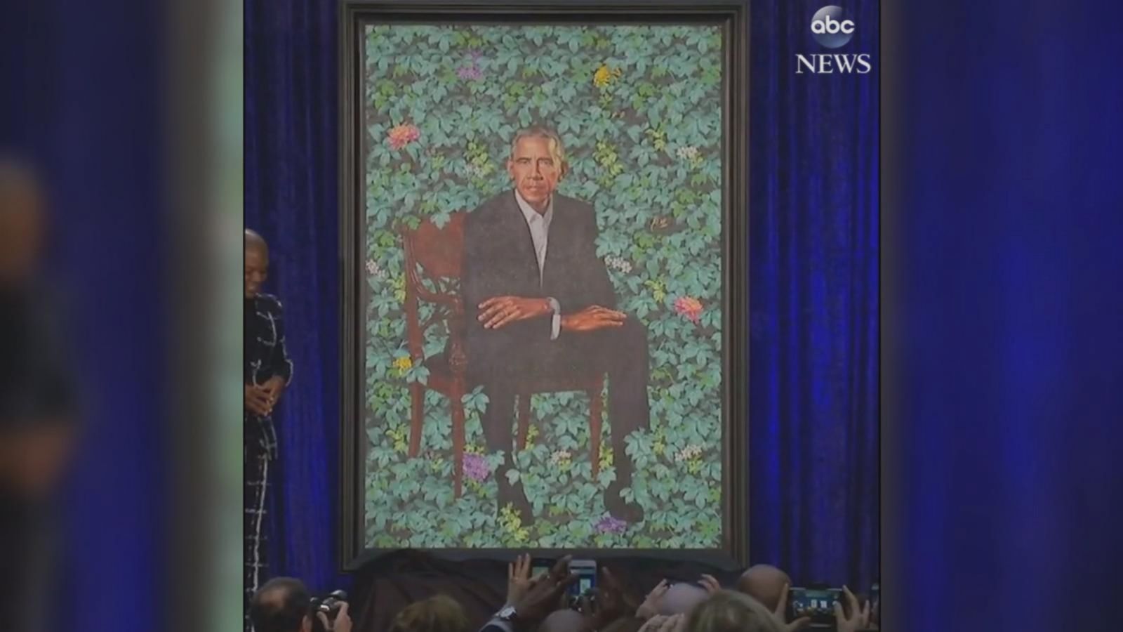 National Portrait Gallery unveils Obama portraits - Good Morning America
