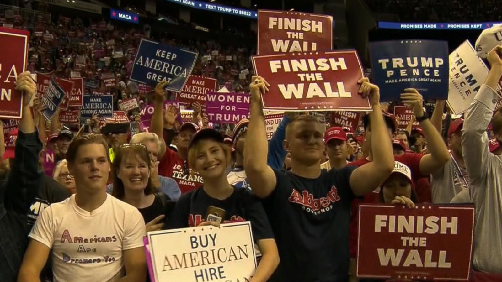 President Trump Ramps Up Immigration Rhetoric On Campaign Trail Good