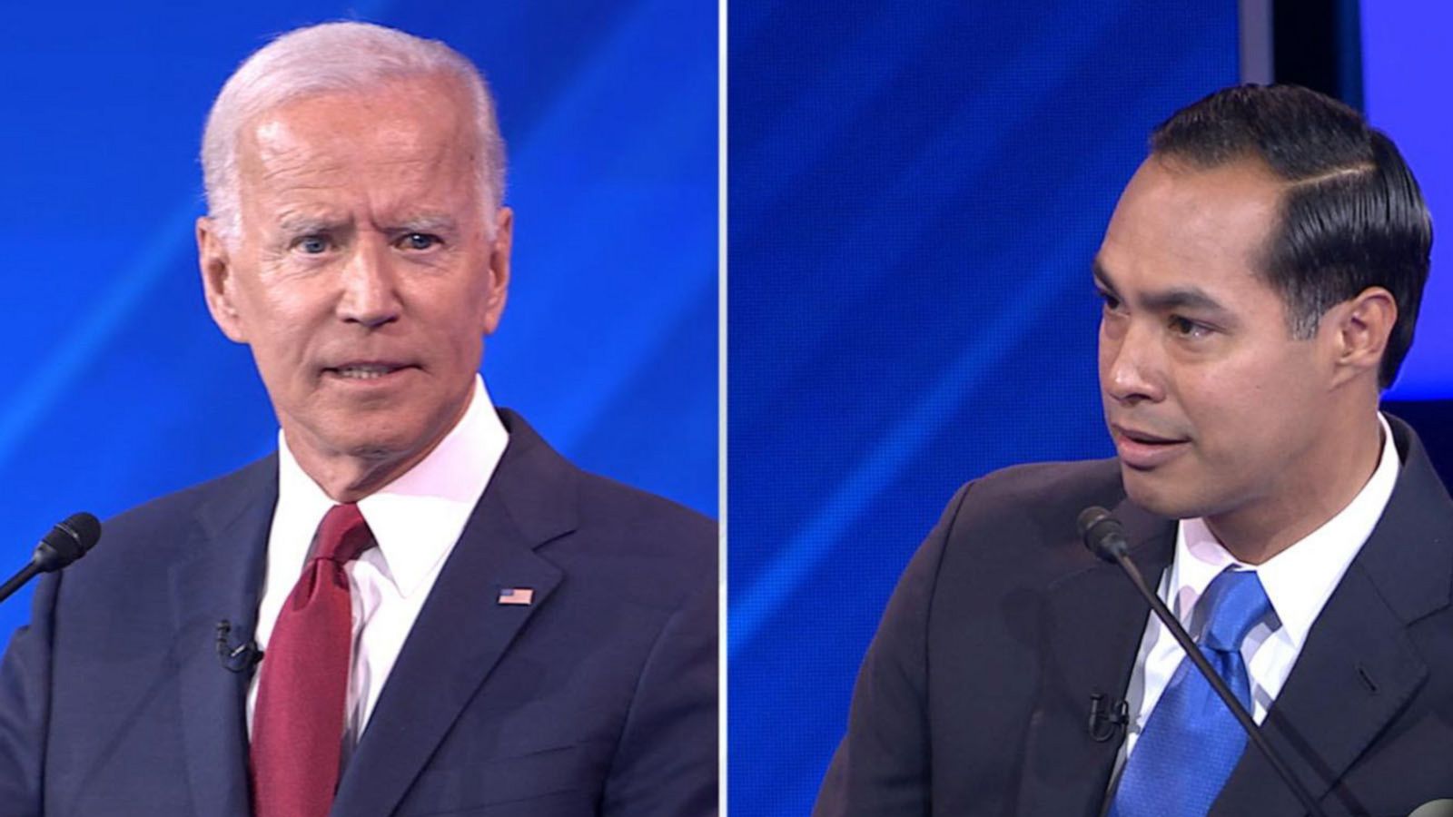 Castro confronts Biden about his health care plan - Good Morning America