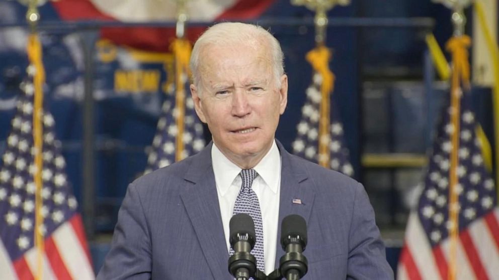 Video Biden Touts Bipartisan Infrastructure Bill And Social Spending