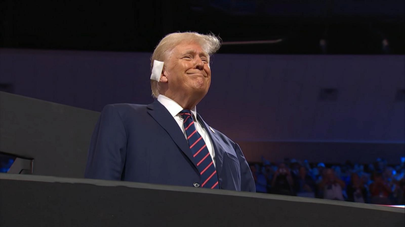 Trump arrives at convention - Good Morning America