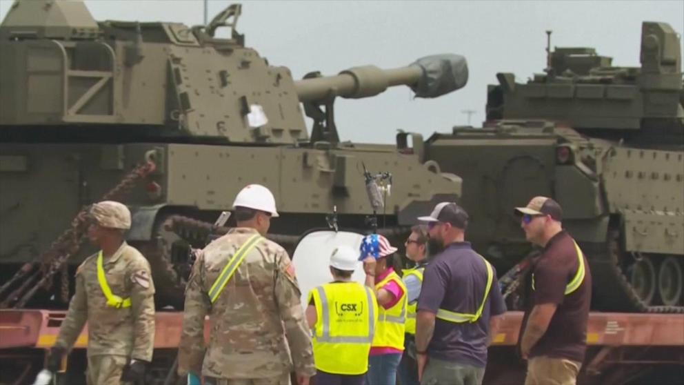 DC prepares for Trump's military parade | GMA