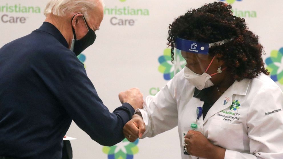 Biden receives first dose of COVID-19 vaccine, says 'nothing to worry ...