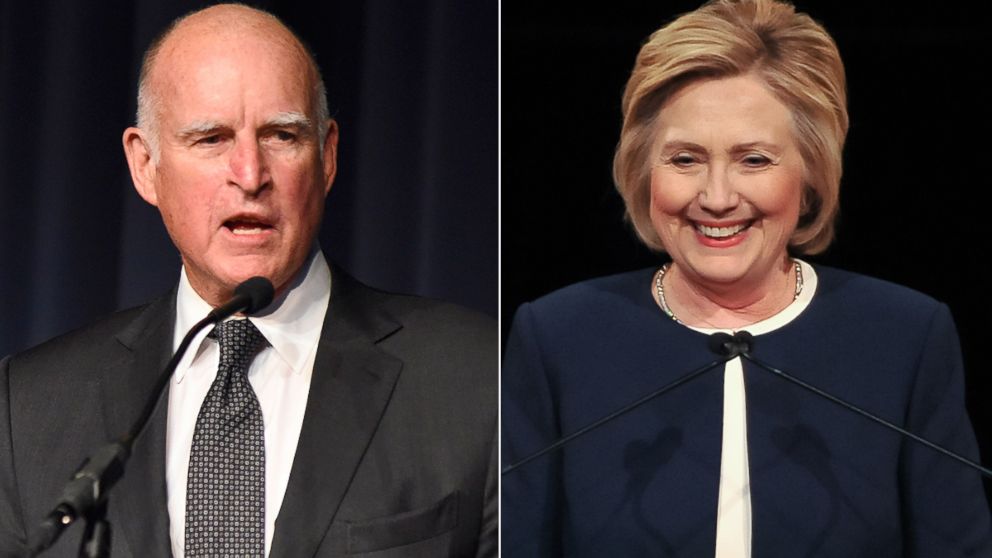 California Gov. Jerry Brown Endorses Hillary Clinton Ahead of Primary ...