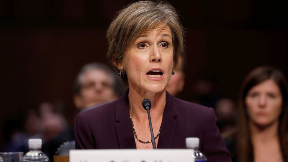 Sally Yates Says She Warned White House That Flynn Could Be