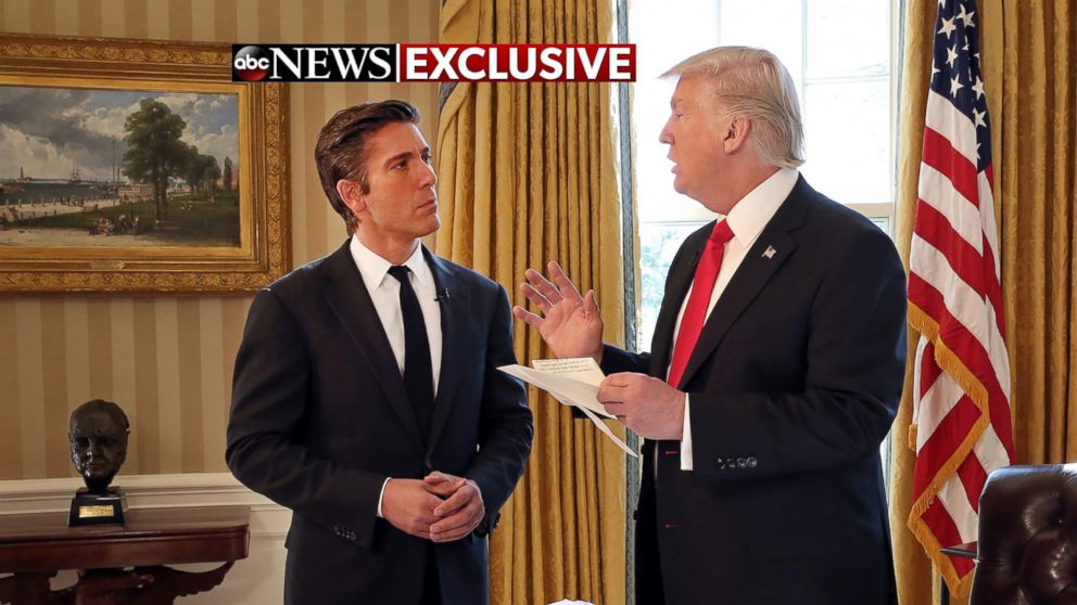 TRANSCRIPT: ABC News Anchor David Muir Speaks With President Trump ...